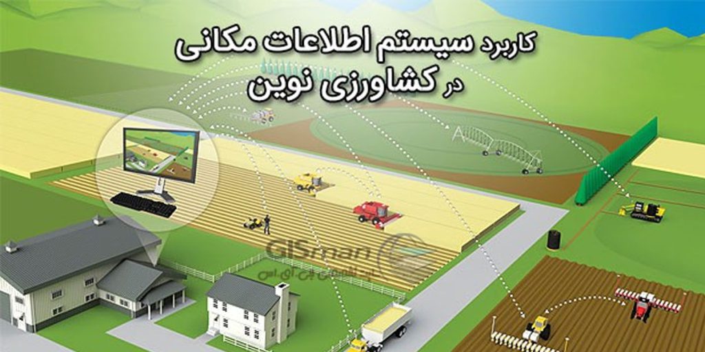 کاربرد جی آی اس Gis در کشاورزی نوین جی آی اس من
